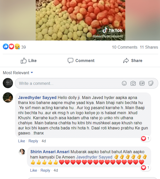 [SPAM] Actor Javed Hyder Selling Vegetables To Make Ends Meet - Check4Spam