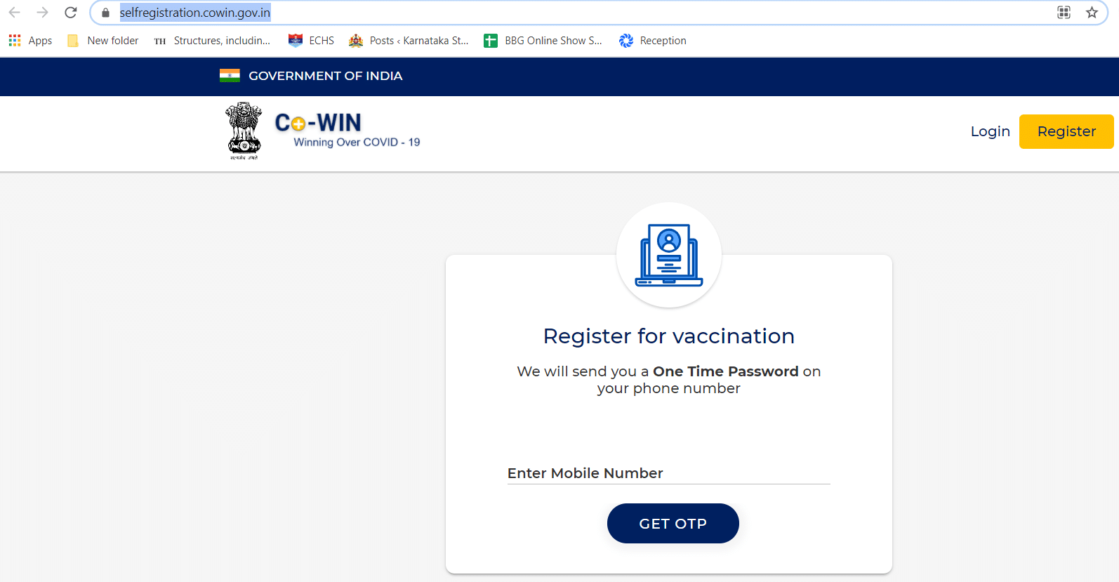 [SPAM] http://selfregistration.preprod.co-vin.in CoWIN App For Beneficiary Registration - Check4Spam